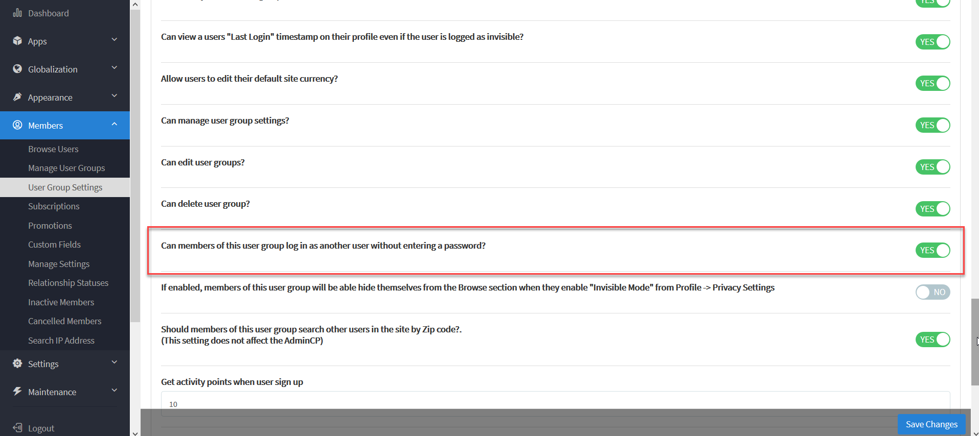 How to log in as another user without entering a password? - phpFox 4 User Manual - phpFox ...